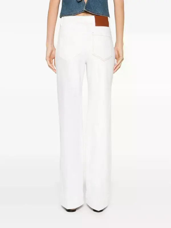 Victoria Beckham Logo-tag Jeans
