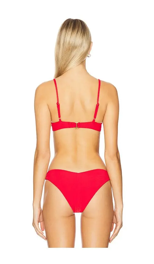 Beach Riot Camilla Bikini Top - Red
