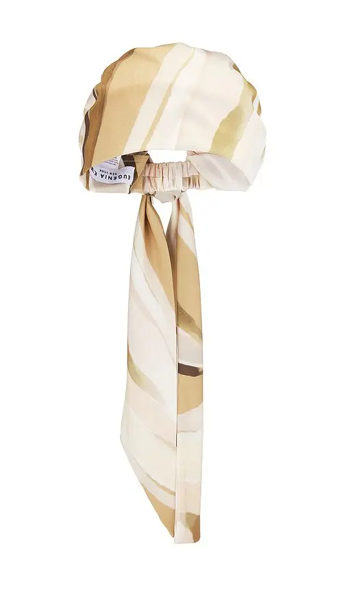 Eugenia Kim Gigi Headscarf - Ivory & Beige