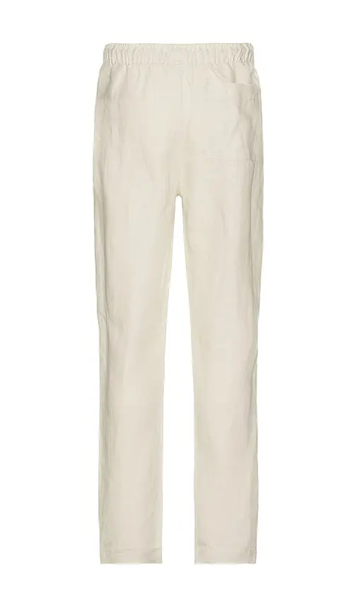 Onia Air Linen Pull-on Pants - Stone