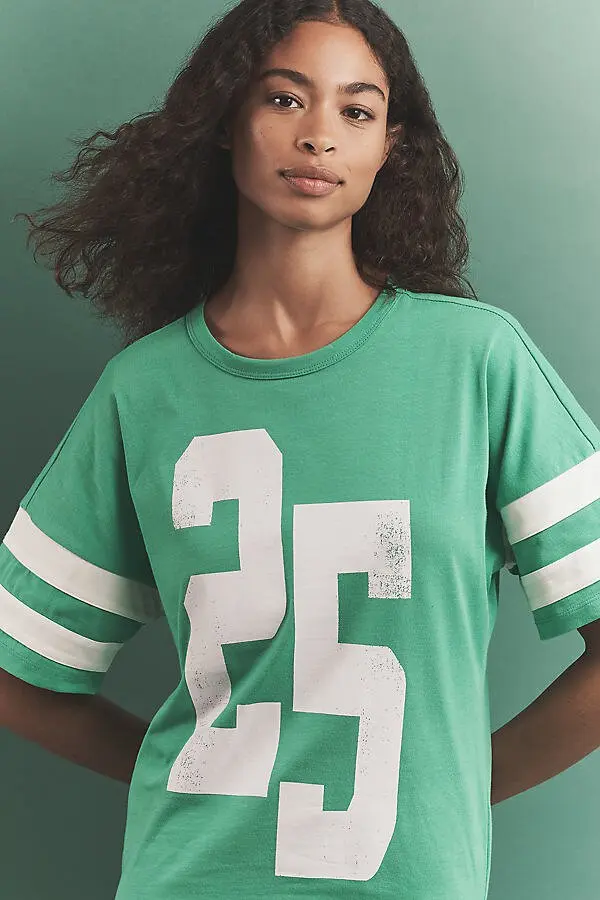 Daily Practice By Anthropologie Graphic T-Shirt Midi Dress In Kelly Green -  80% Off | Editorialist