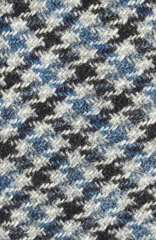 W.R.K Houndstooth Wool Neck Tie - Grey