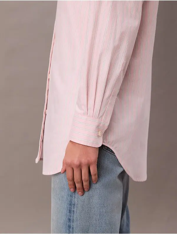 Calvin Klein Stripe Relaxed Button-down Shirt