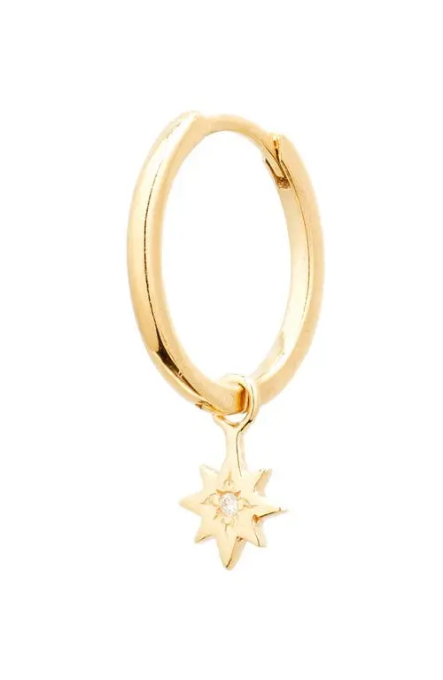 Anzie X Mel Soldera Icon Starburst Clicker Earring - Gold Clear