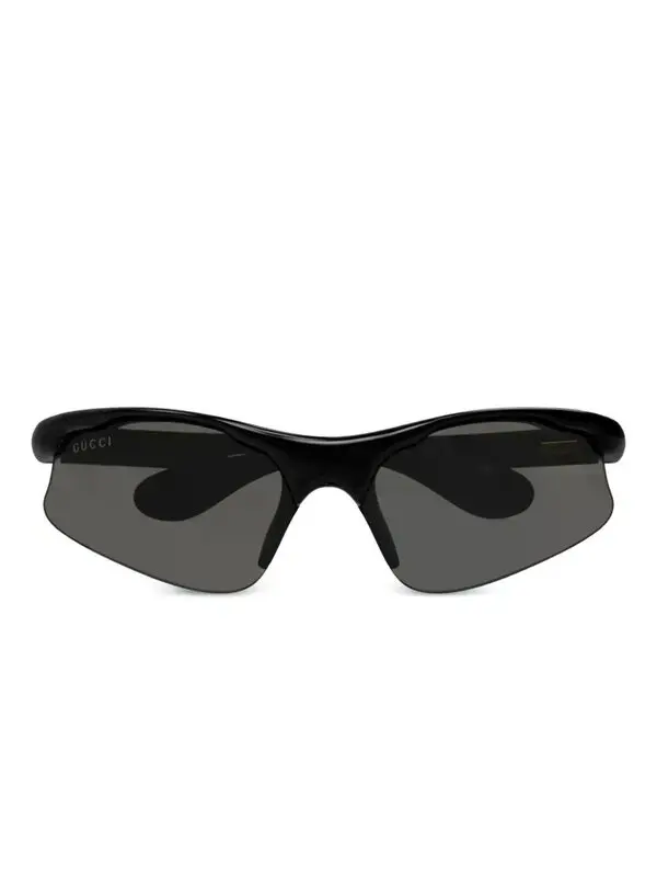 Gucci Mask-frame Sunglasses - Black