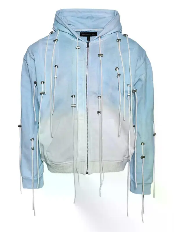 WHO DECIDES WAR String Theory Hoodie - Blue
