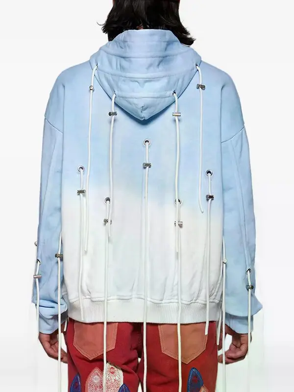 WHO DECIDES WAR String Theory Hoodie - Blue