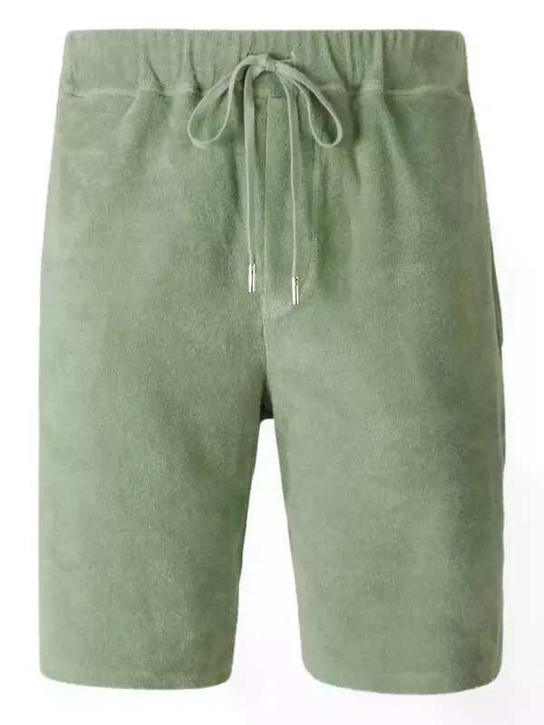 Fedeli Terry Knit Bermuda Shorts - Green