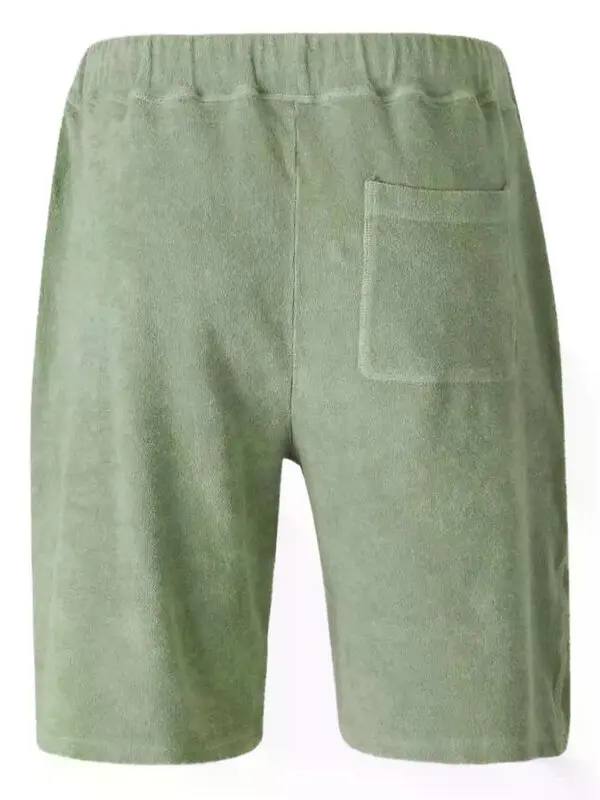 Fedeli Terry Knit Bermuda Shorts - Green