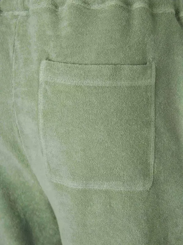 Fedeli Terry Knit Bermuda Shorts - Green
