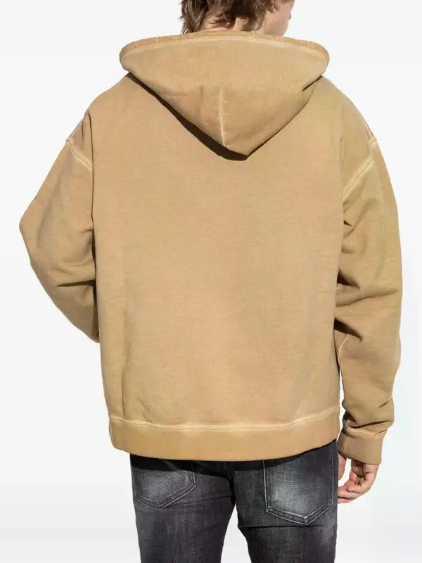 Dsquared2 Bleached-effect Hoodie - Neutrals