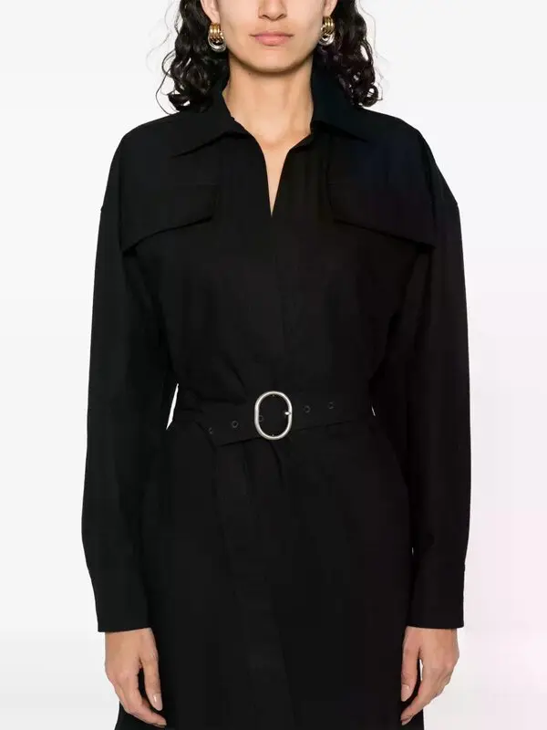 JIL SANDER Cotton Midi Dress