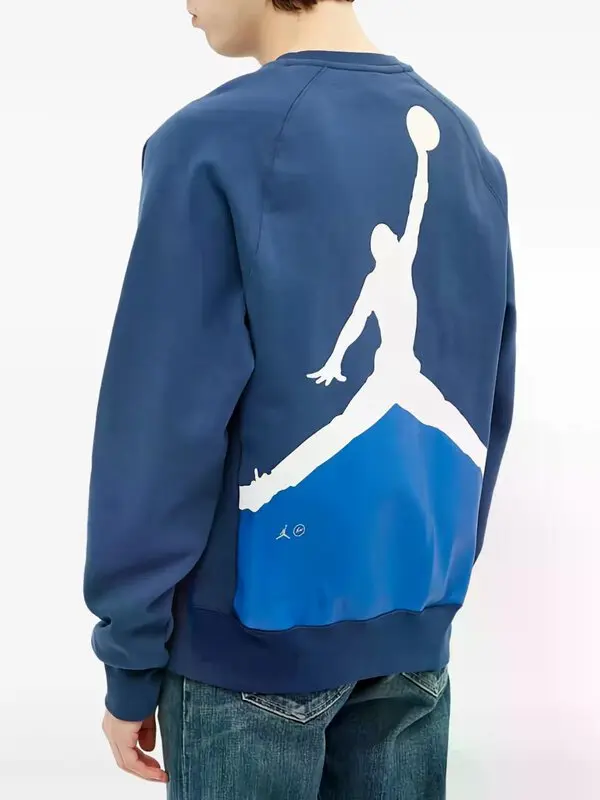 JORDAN X Fragment Crew-neck Sweatshirt - Blue
