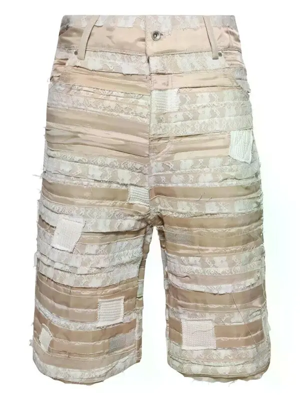 WHO DECIDES WAR BY EV BRAVADO Panelled Shorts