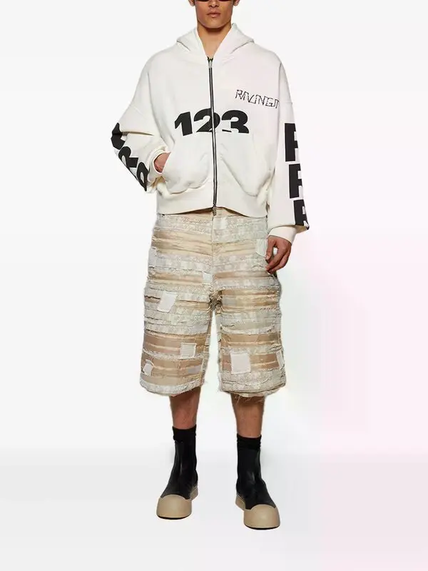 WHO DECIDES WAR BY EV BRAVADO Panelled Shorts