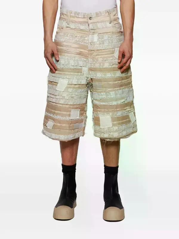 WHO DECIDES WAR BY EV BRAVADO Panelled Shorts