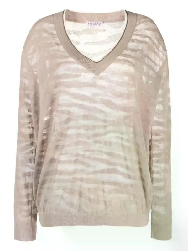 Brunello Cucinelli Semi-sheer Jumper