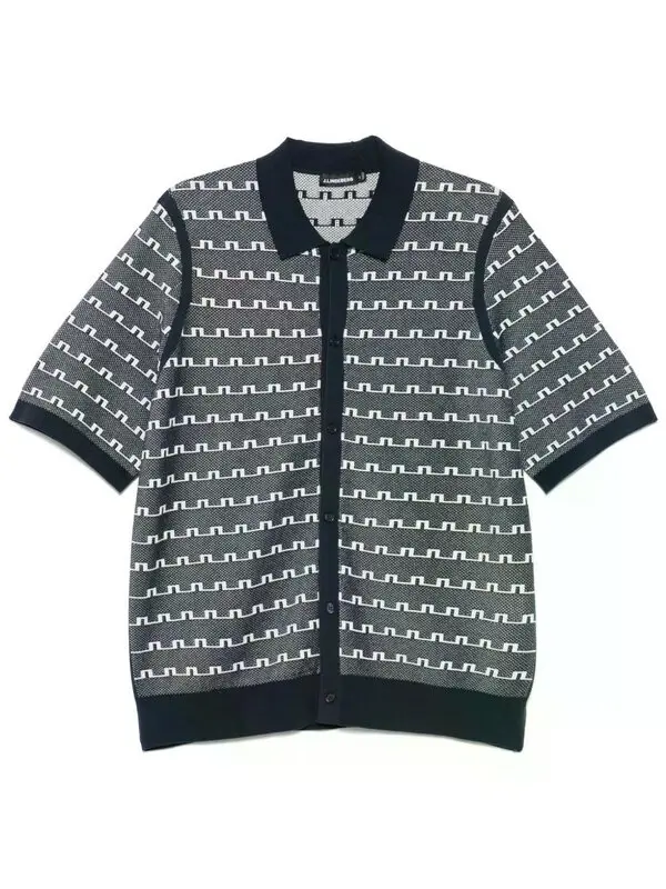 J. Lindeberg Rolando Logo Jacquard Shirt