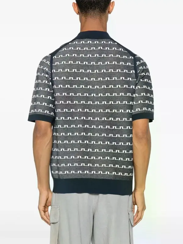 J. Lindeberg Rolando Logo Jacquard Shirt