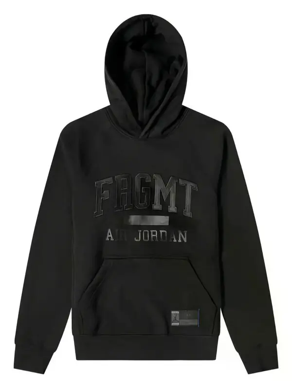 JORDAN X Fragment Jersey Hoodie - Black