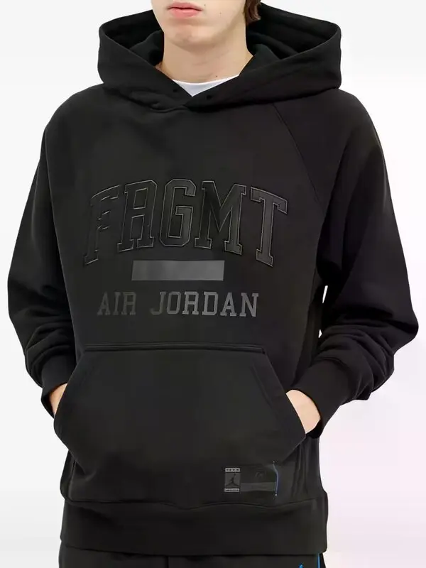 JORDAN X Fragment Jersey Hoodie - Black