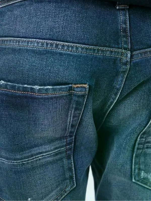 7 For All Mankind Stone Washed Slim Fit Jeans