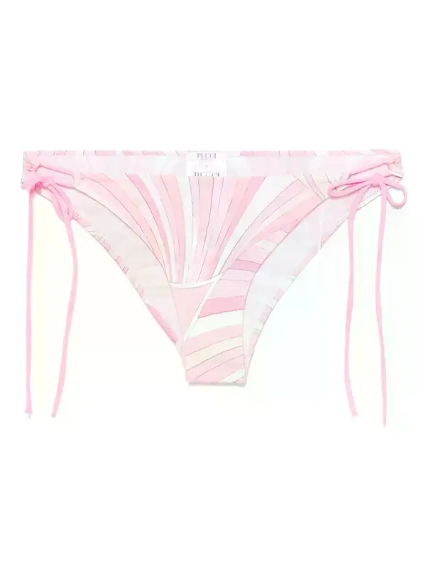 Emilio Pucci Iride-print Bikini Bottom - Pink