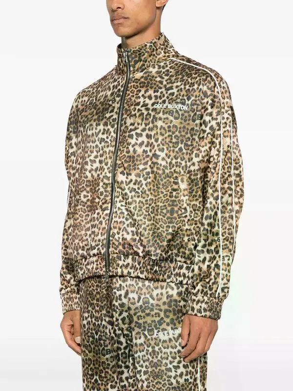 COLE BUXTON Leopard-print Track Jacket