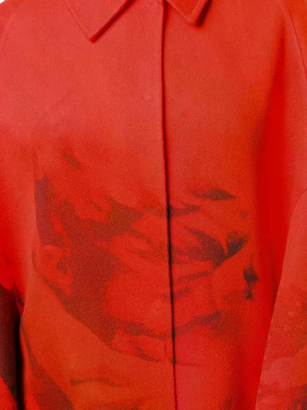 Valentino Garavani Lovers Print Oversized Coat