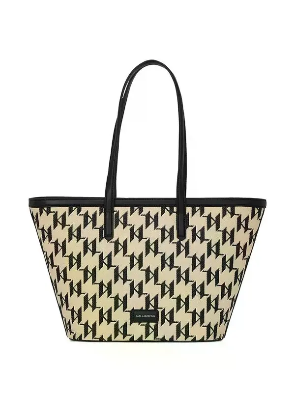 Karl Lagerfeld Monogrammed Tote Bag