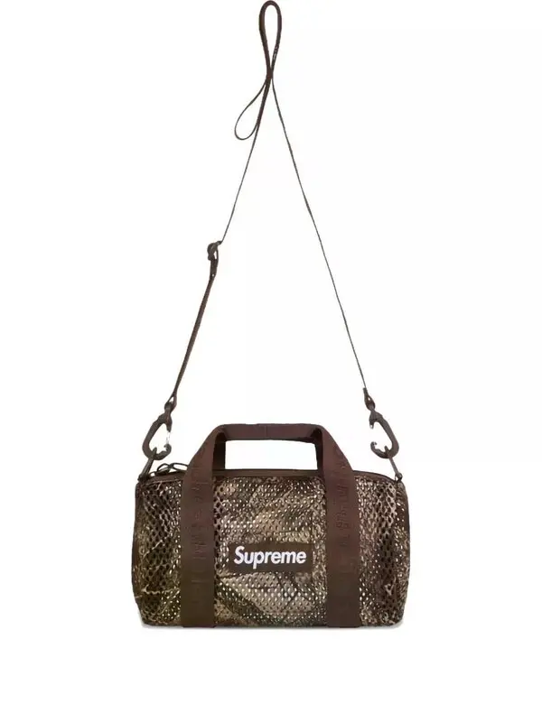 Supreme Mesh Mini Duffle Bag - Brown