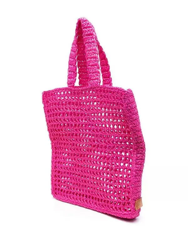 CHICA Logo-patch Tote Bag - Pink