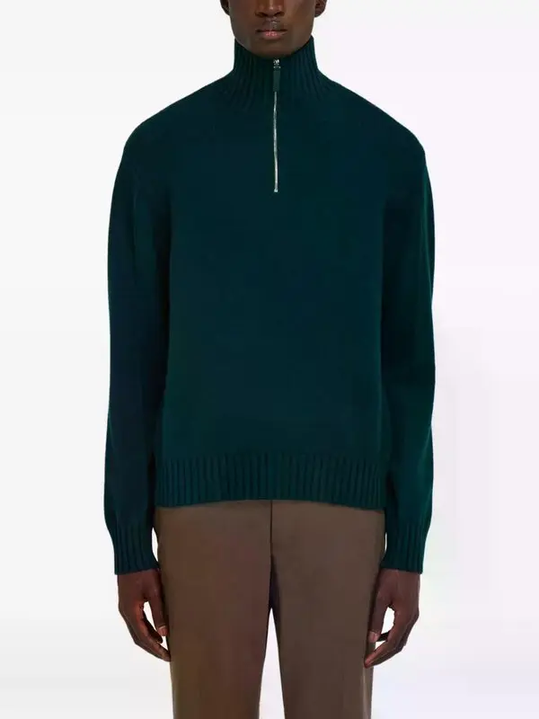 FERRAGAMO Cashmere Pullover - Green