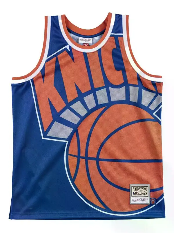 Mitchell & Ness Nba New York Knicks Big Face Tank Top - Black