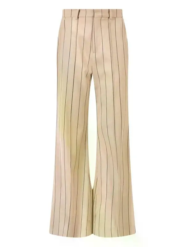 Rosie Assoulin Pinstriped Palazzo Trousers