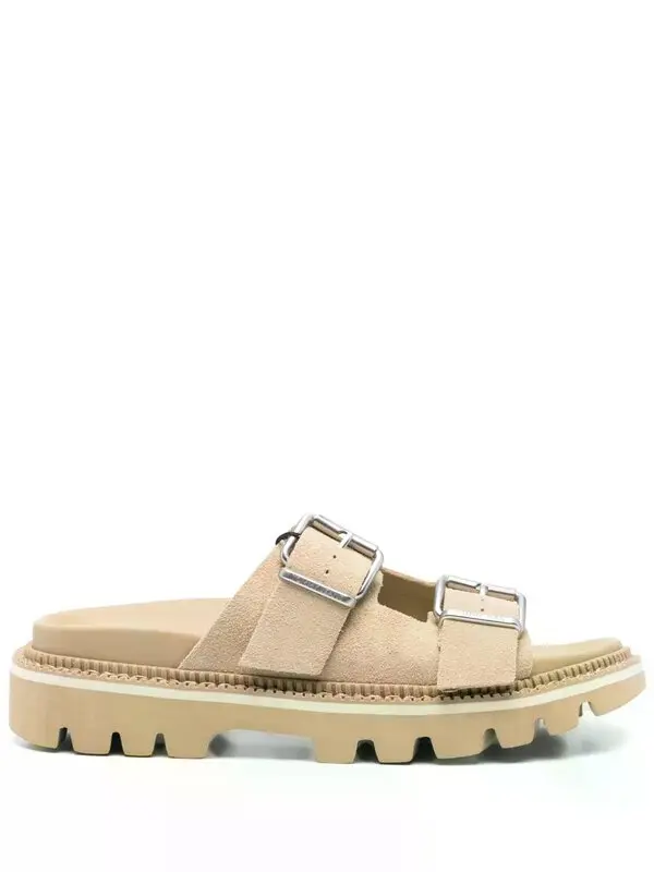 Tommy Hilfiger Leather Sandals - Neutrals