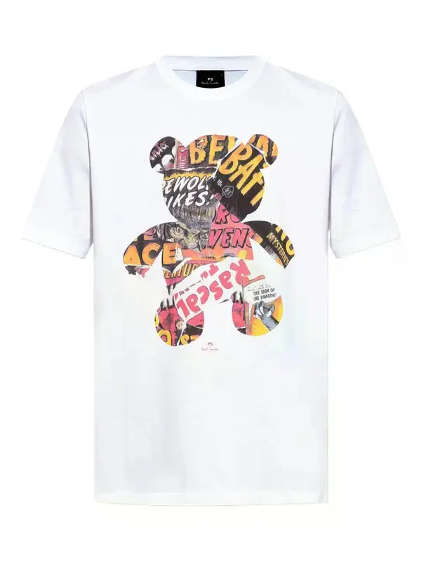 Paul Smith Bear Graphic T-shirt - White