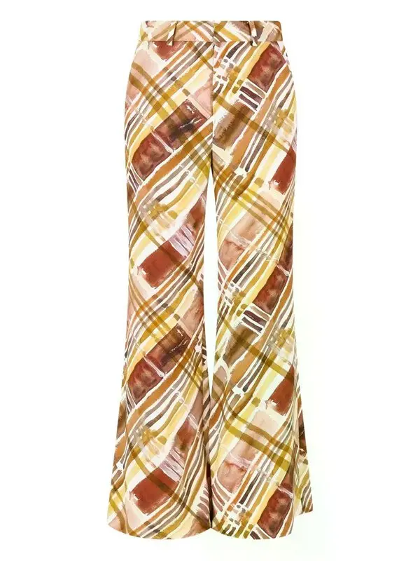Rosie Assoulin Abstract-print Trousers