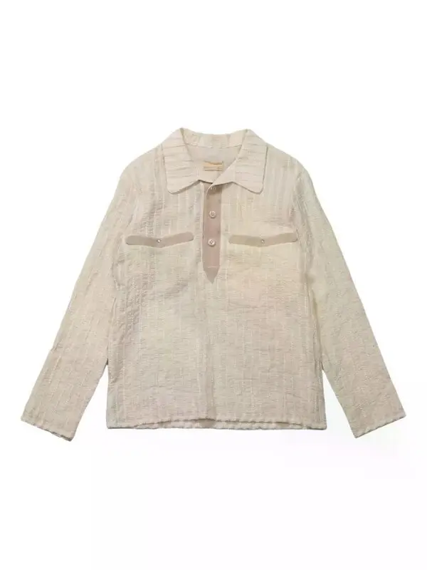 COMMUNS Textured Two-pocket Shirt