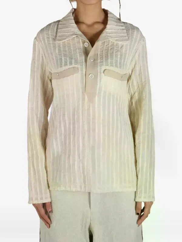 COMMUNS Textured Two-pocket Shirt