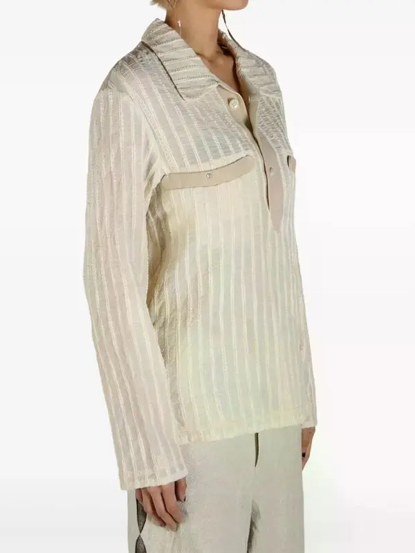 COMMUNS Textured Two-pocket Shirt