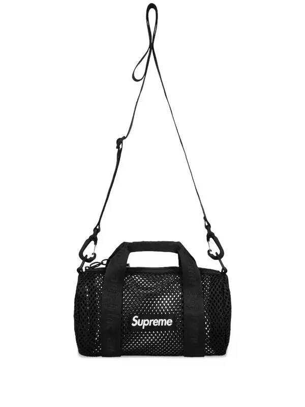 Supreme Mesh Mini Duffle Bag - Black