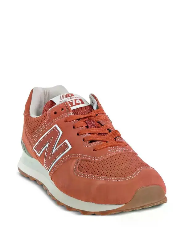 NEW BALANCE 574 Lace-up Sneakers - Red