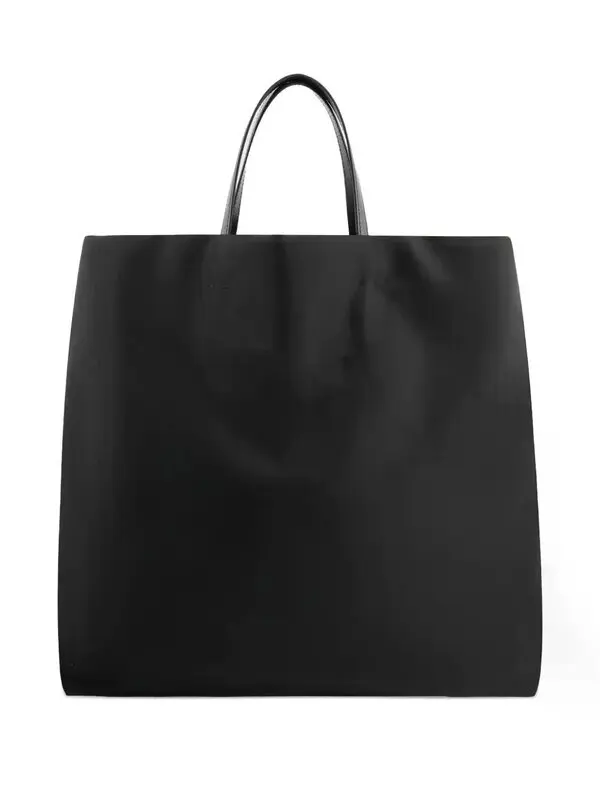 Carven Matte-satin Tote Bag - Black