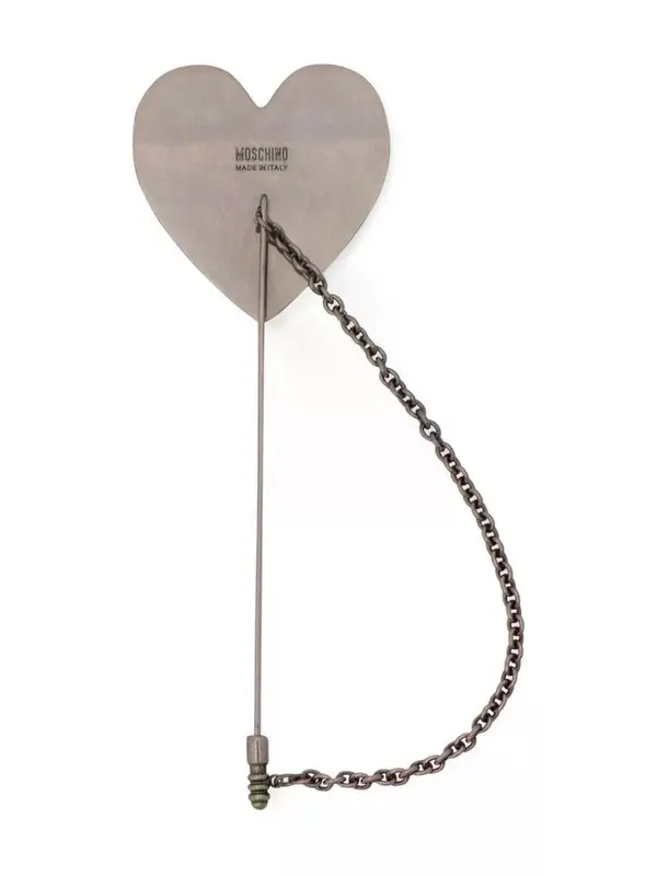 Moschino Heart-shape Brooch