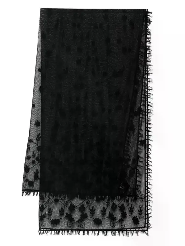 TOTEME Tulle Shawl - Black