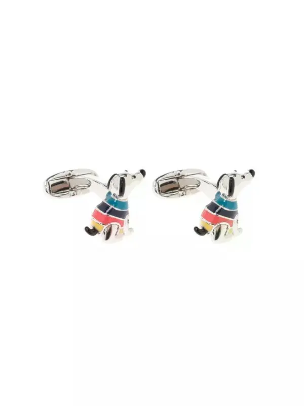 Paul Smith Stripe Jumper Dog Cufflinks