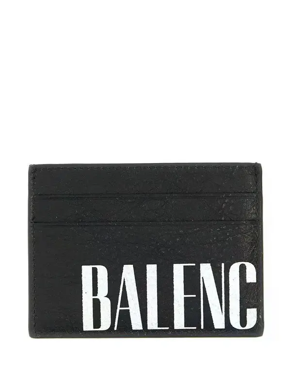 Balenciaga Editor Card Holder - Black