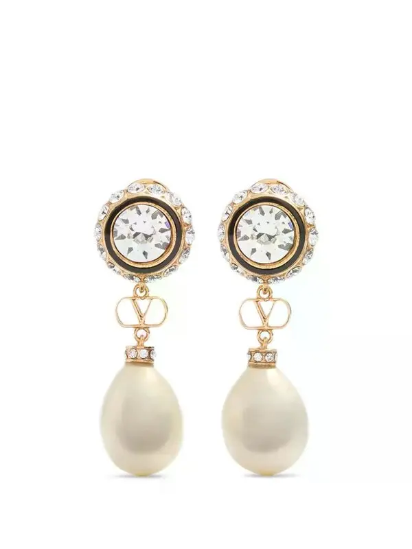 Valentino Garavani Vlogo Signature Baroque Earrings - Gold