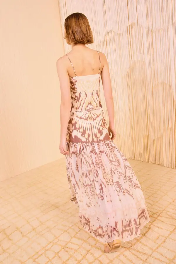 Ulla Johnson Marisol Drop Waist Gown - Moonstone